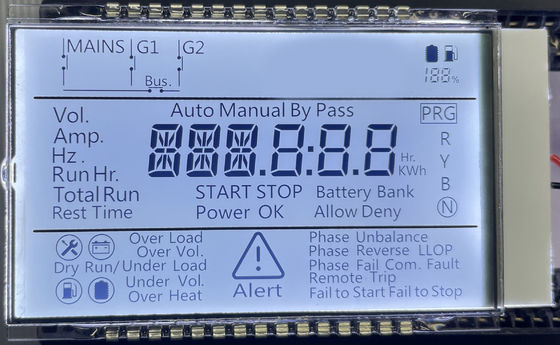 Positive Matrix HTN Customized Lcd Display Transmissive Modulegraphic LCD screen For Instrumentation
