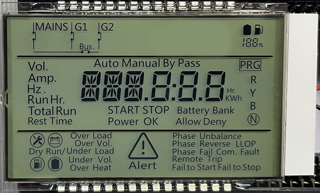 Positive Matrix HTN Customized Lcd Display Transmissive Modulegraphic LCD screen For Instrumentation