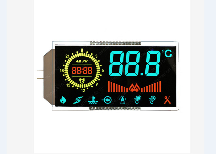 Monochrome Liquid Crystal Display Module Lcd Screen Panel 7 Segment Custom