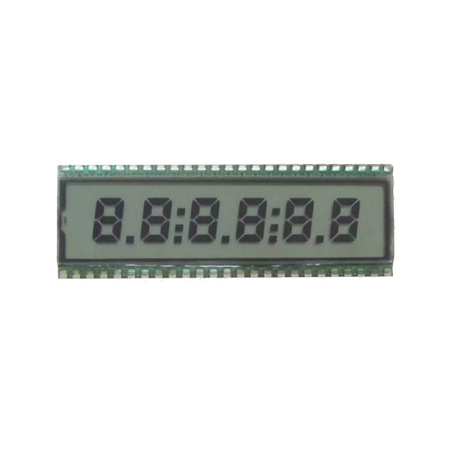 Segment Reflective Lcd Display , 3.2V Custom TN Lcd Screen