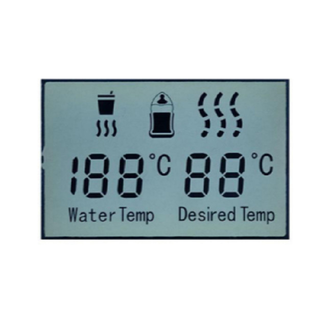 7 Segment Display Reflective Lcd Screen , Custom Transmissive Lcd Display