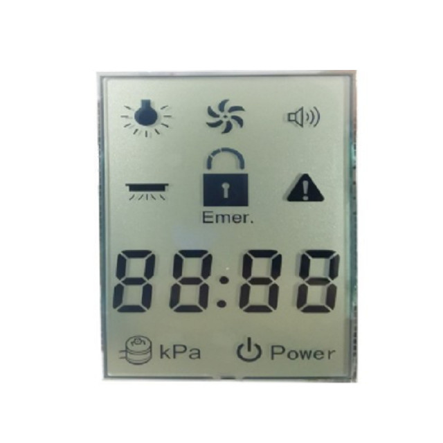 TN 7 Segment Lcd Display , Reflective 7 Segment Lcd Display Screen