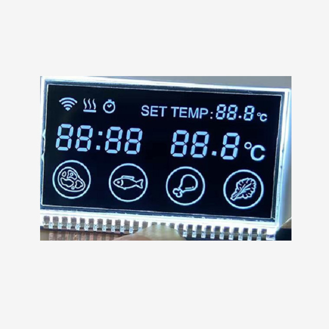 Lcd Custom Alphanumeric Display Module , 7 Segment Transmissive Lcd Screen
