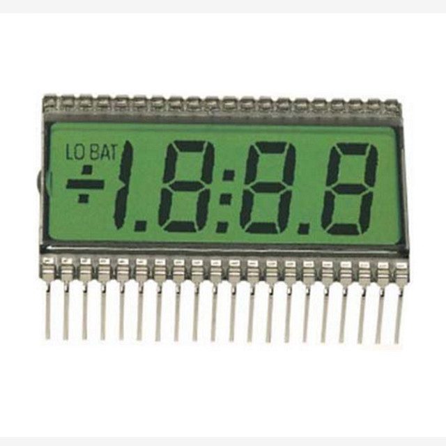 TN Negative Lcd 7 Segment Display , Custom TN Negative Lcd Display Screen