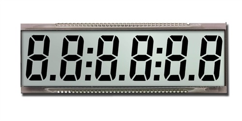 Pin Connection Various TN LCD Display 4 Digit Segment Glass Panel ROHS ...