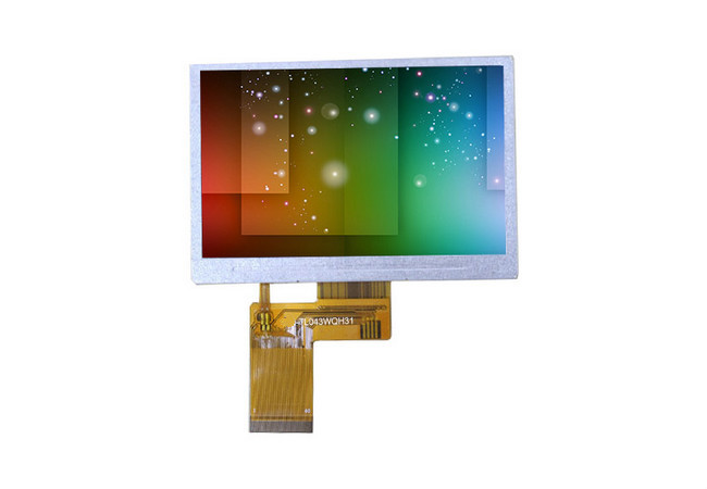 4.3 Inch 480 * 272 TFT LCD Resistive Touchscreen Panel 24 bit For Industrial