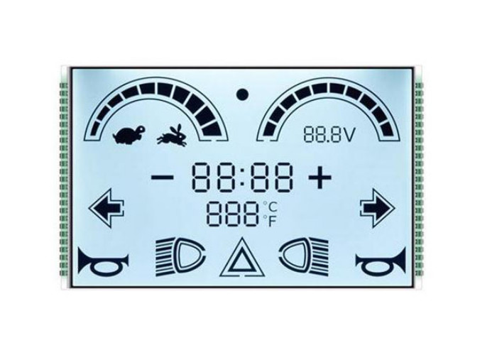 Custom 5V LCD Display Screen Seven Segment Speedometer Car Speed Meter