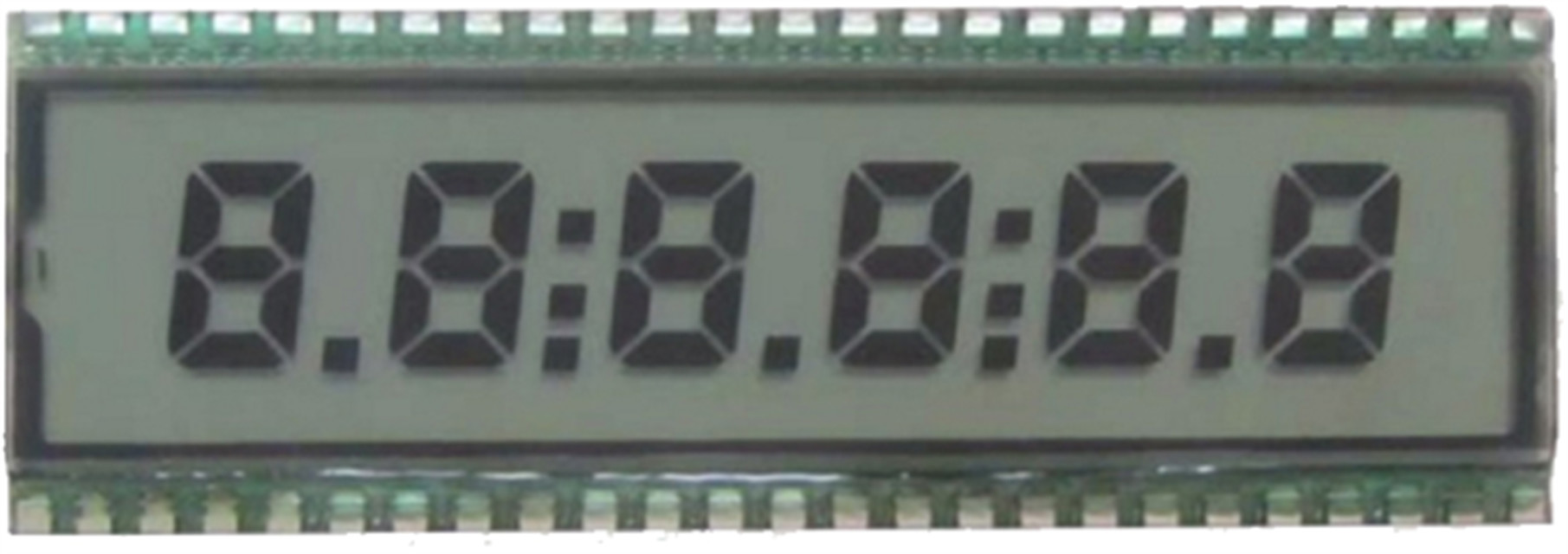 White Color Tn Lcd Display Custom Numeric Lcd Monochrome Display Module