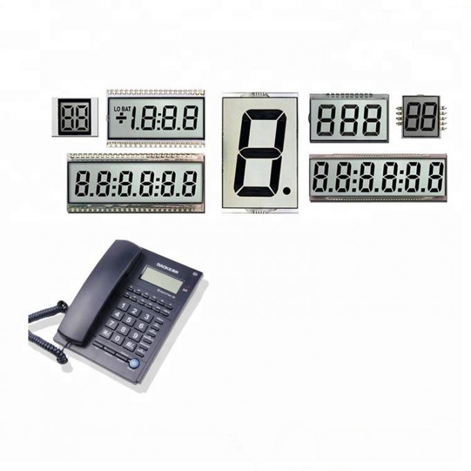 Pin Connection Various TN LCD Display 4 Digit Segment Glass Panel ROHS ...
