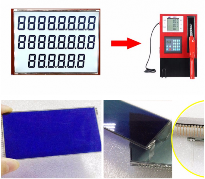 Monochrome Liquid Crystal Display Panel , 7 Segment Monochrome Lcd Module