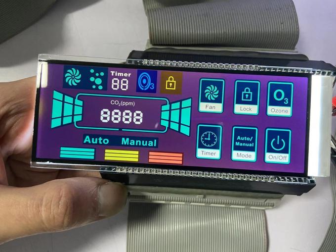 Medical Equipment Programmable Lcd Display , Custom 7 Segment Lcd Display