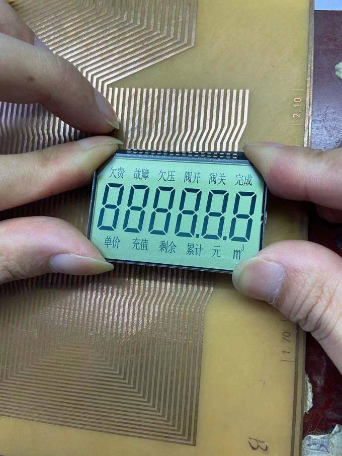 Custom Size 7 Segment Transparent Negative LCD Display TN STN HTN FSTN ...